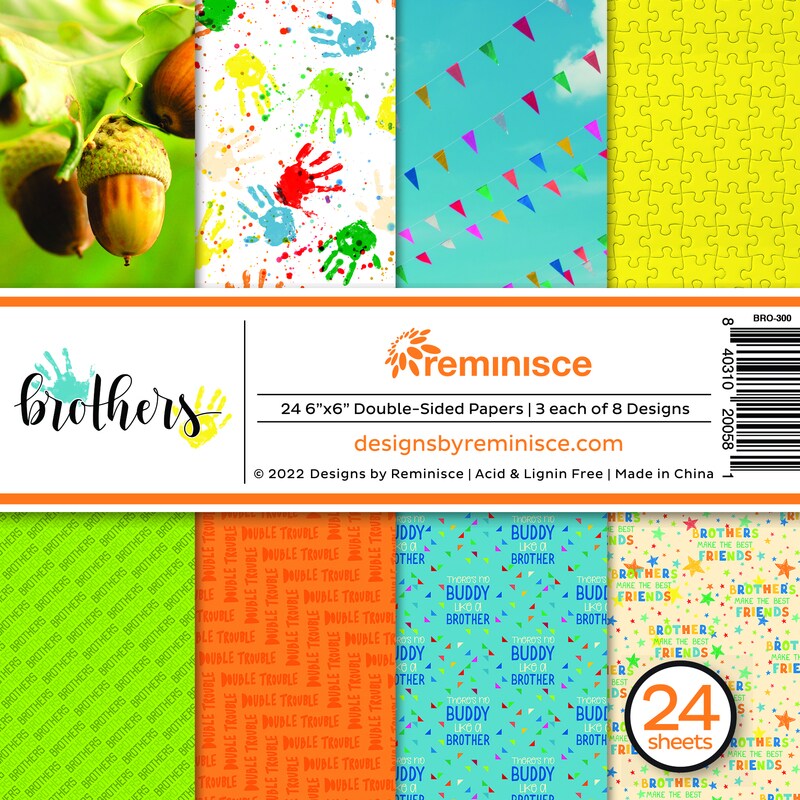 Brothers 6x6 Paper Pad - Reminisce | Michaels