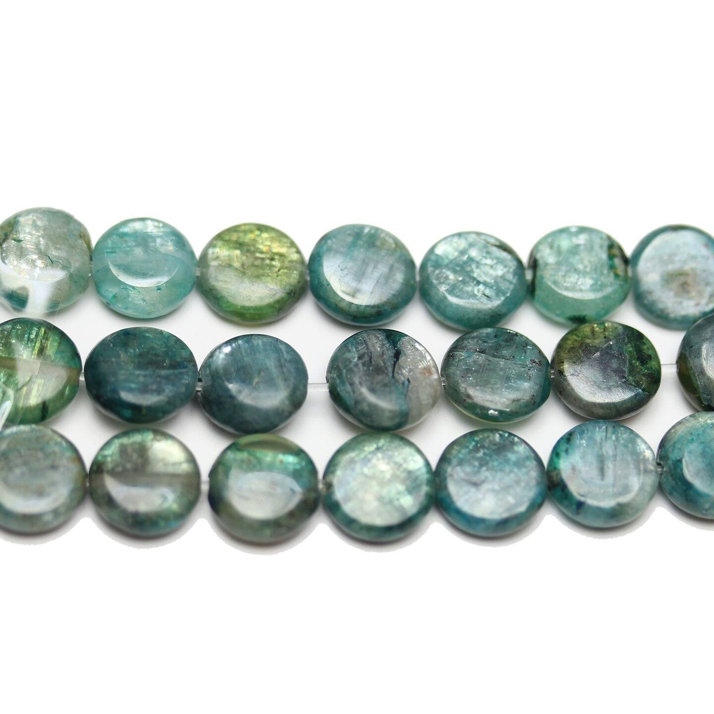 Blue Quartz Stone Lentil 10mm Beads | Michaels