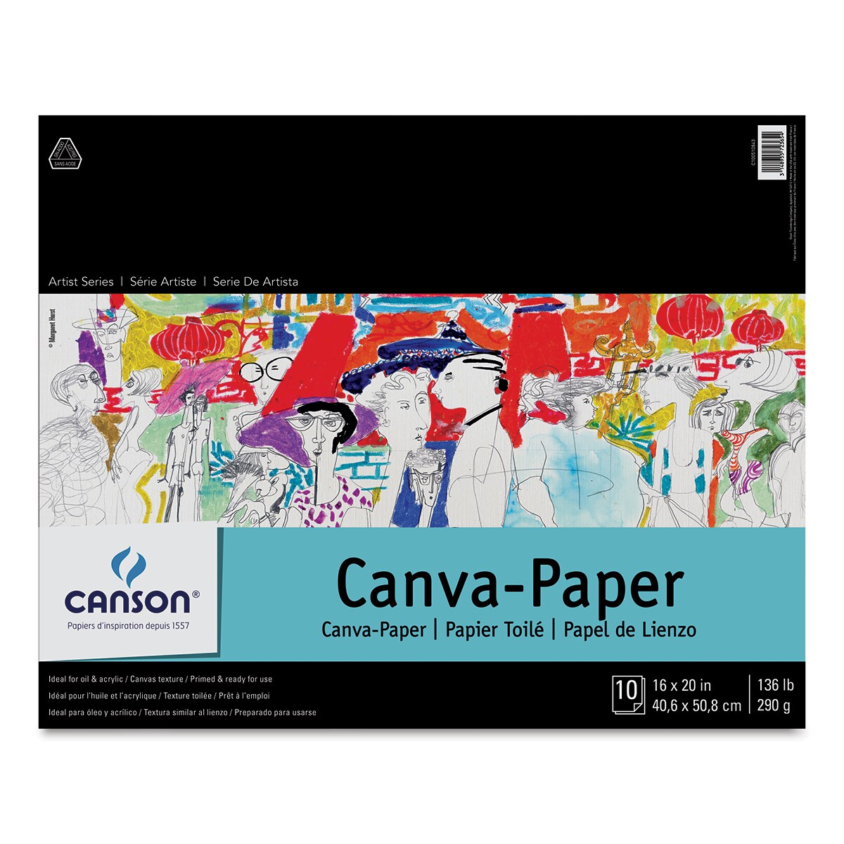 Canson Foundation Canva-Paper Pad - 16" x 20", White, 10 sheets | Michaels