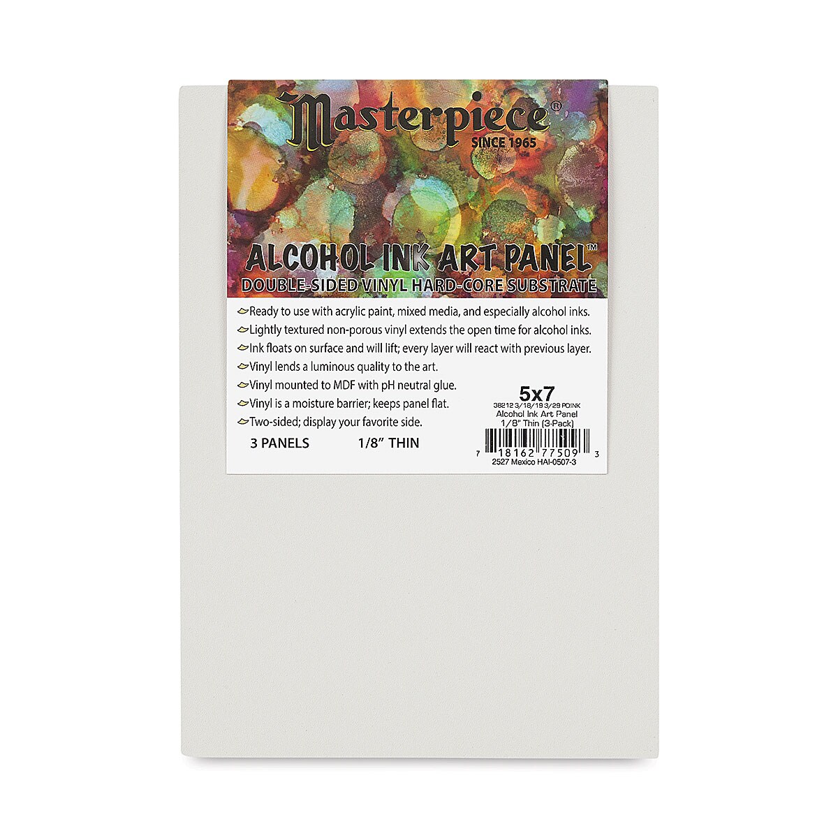 Masterpiece Alcohol Ink Art Panels - 5" x 7", Pkg of 3 | Michaels