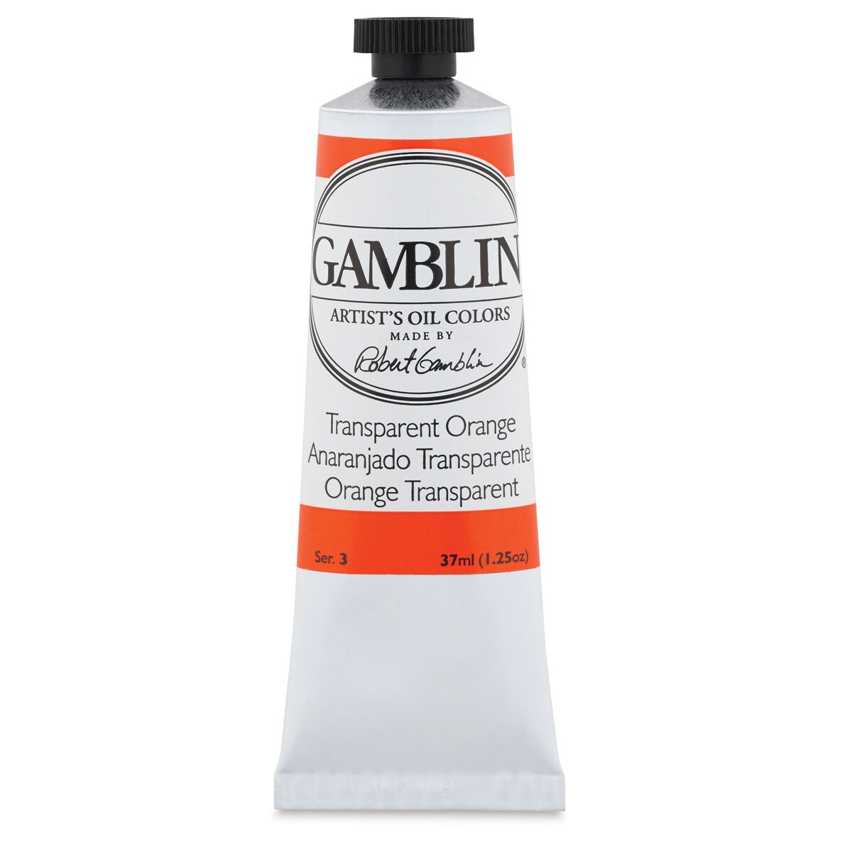Gamblin Artist's Oil Color - Transparent Orange, 37 ml tube | Michaels
