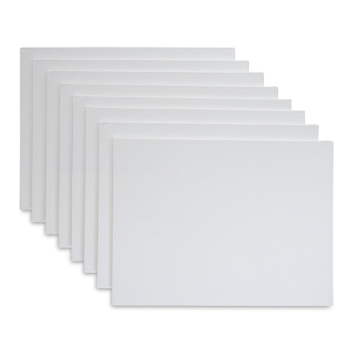 Strathmore 300 Series Cotton Canvas Panel Pack - 9" x 12", Package of 8 ...