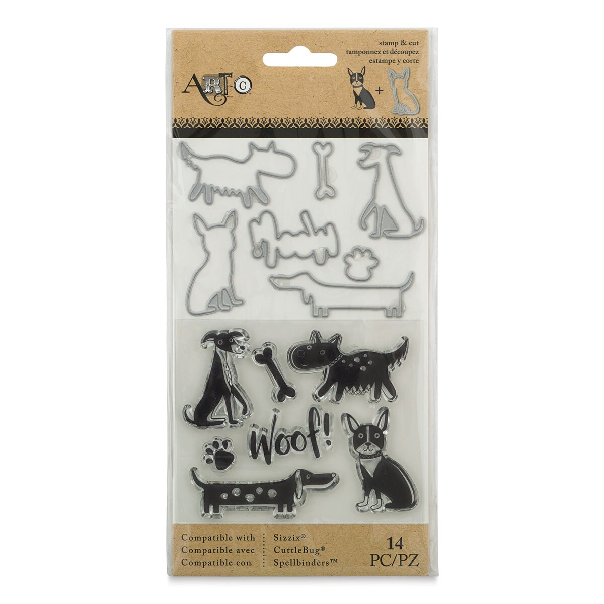Momenta Die and Stamp Combo Sets - Dogs | Michaels