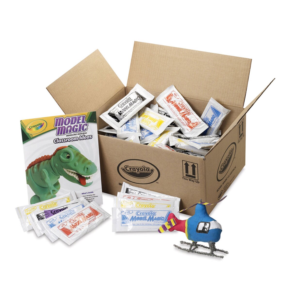 Crayola Model Magic - Class Pack, Primary Colors, 1 oz, Pkg of 75 ...