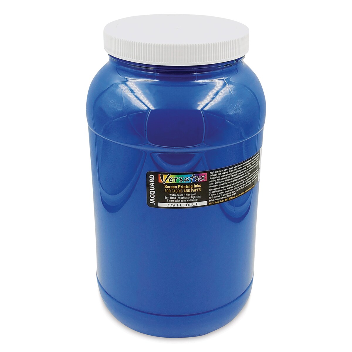 Jacquard Versatex Screen Printing Ink - Fluorescent Blue, 128 oz jar ...
