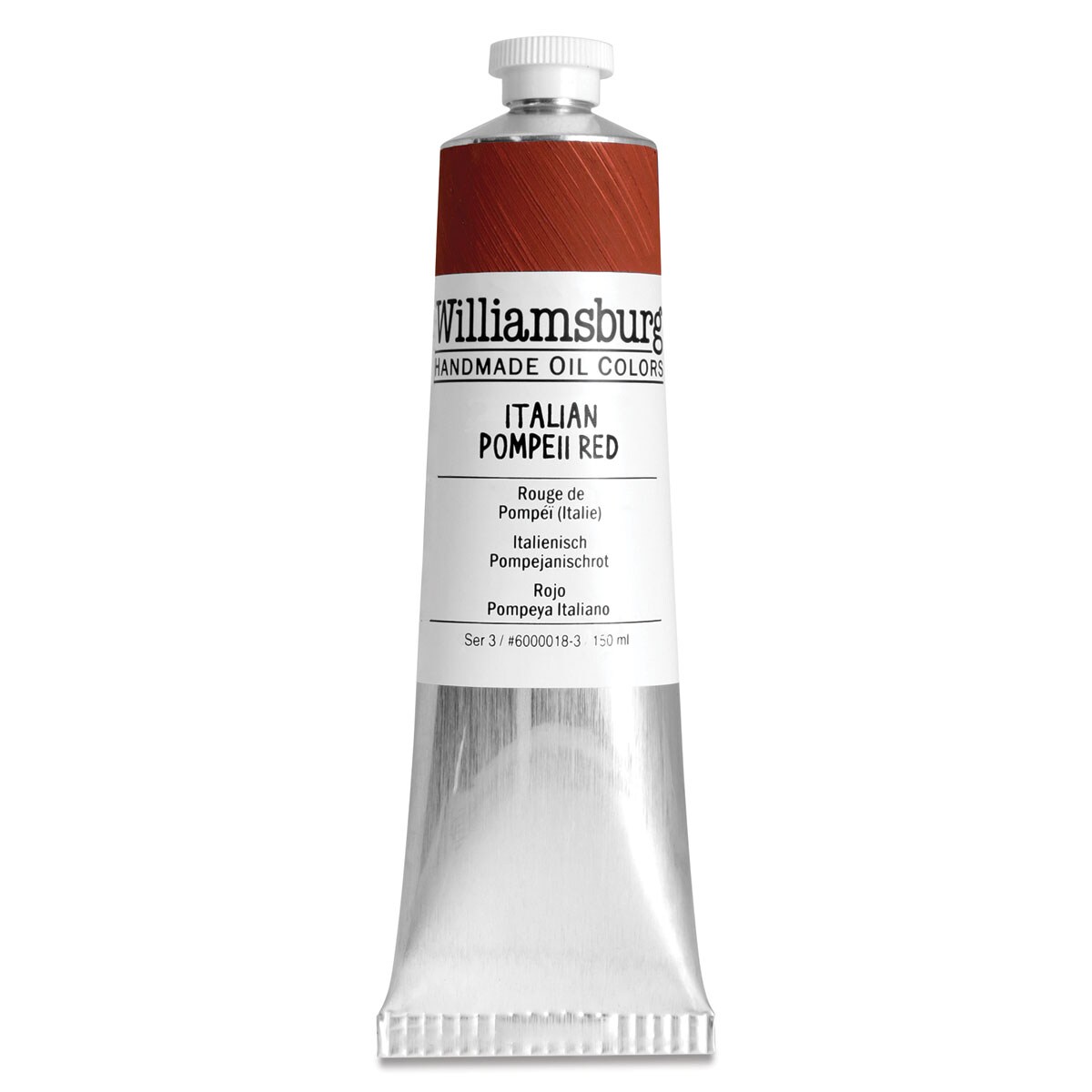 Williamsburg Handmade Oil Paint - Italian Pompeii Red, 150 ml tube ...