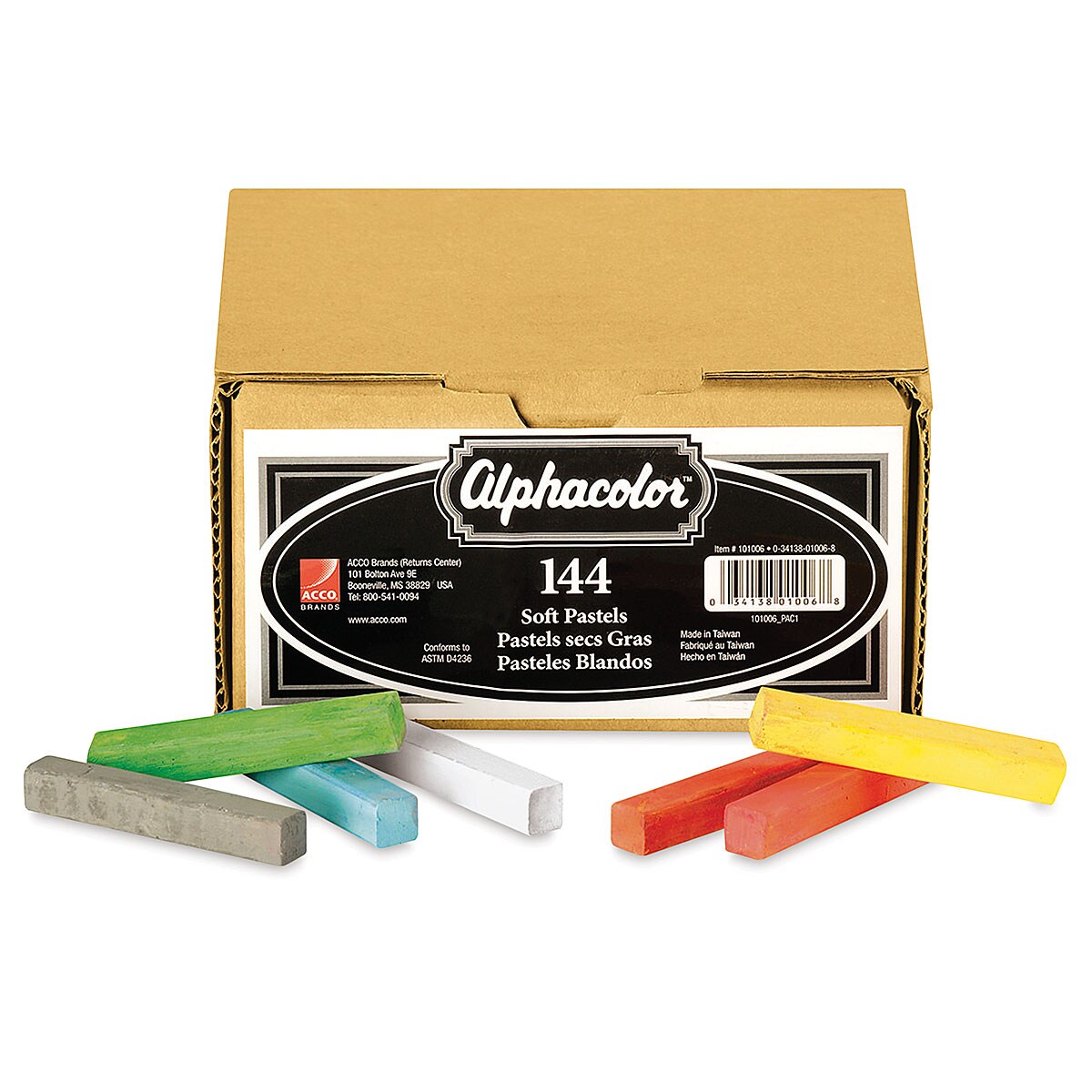 Alphacolor Soft Pastels - Basic Colors, Box of 144 | Michaels