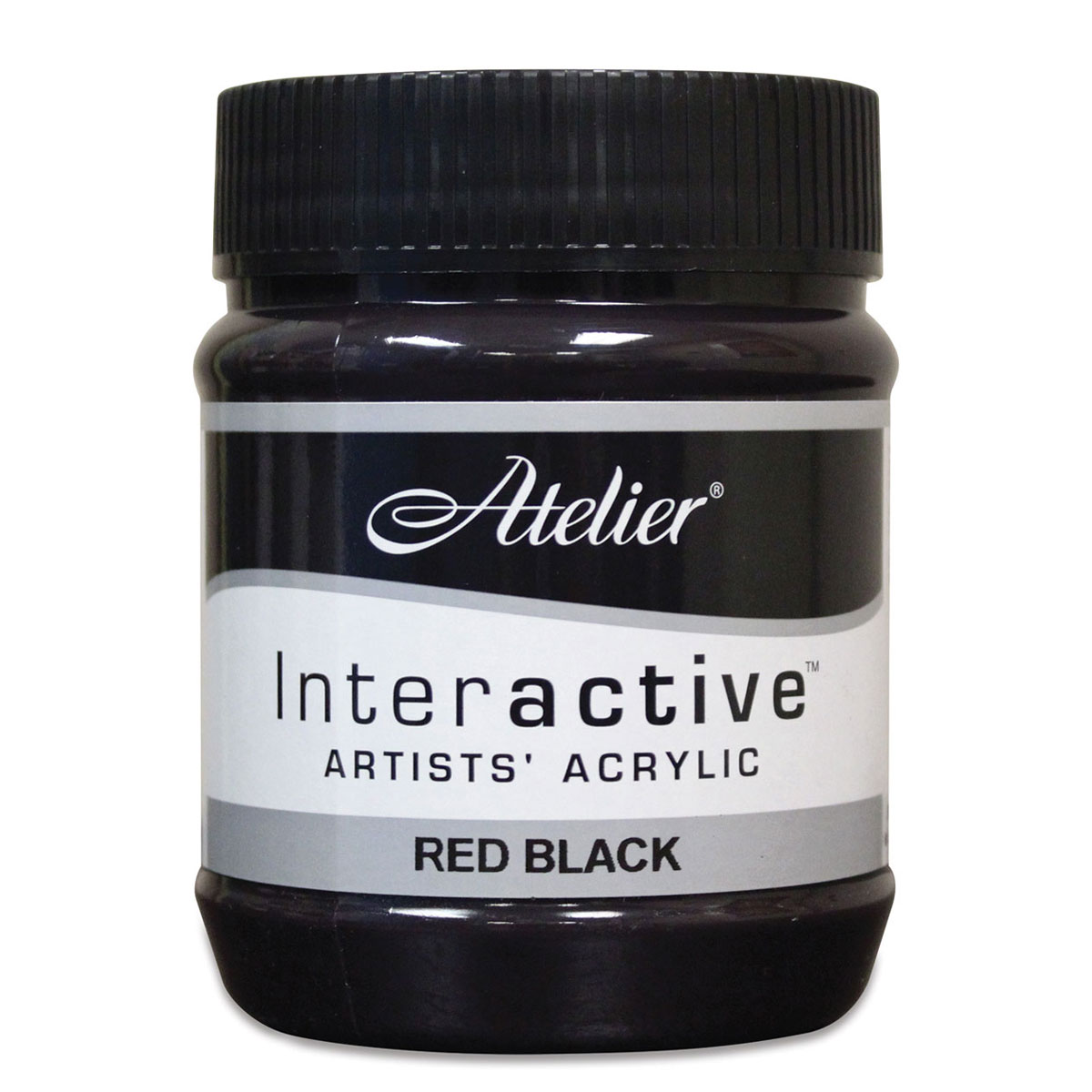 Chroma Atelier Interactive Artists' Acrylics - Red Black, 250 ml jar ...