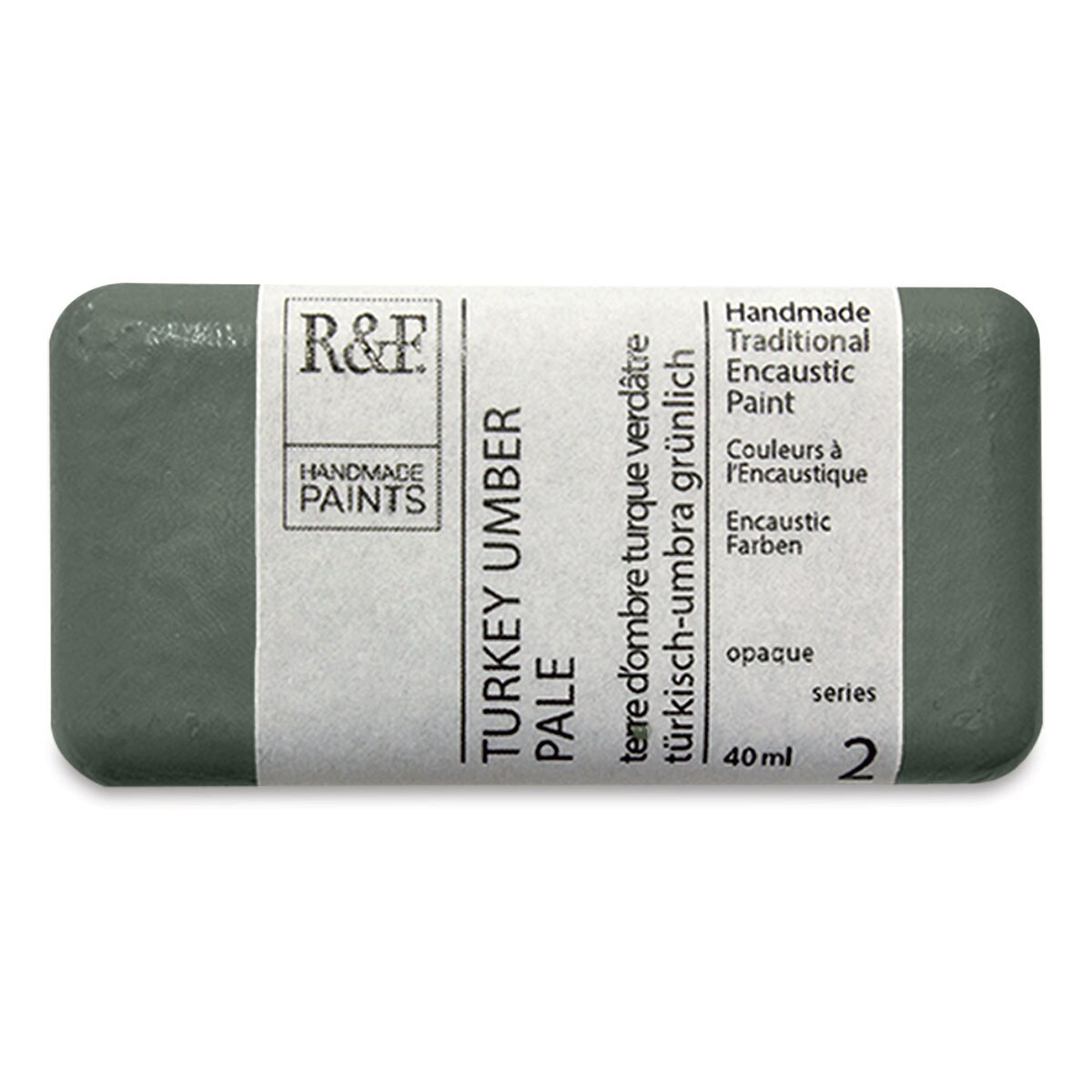 R&F Encaustic Paint Block - Turkey Umber Pale, 40 ml, Block | Michaels