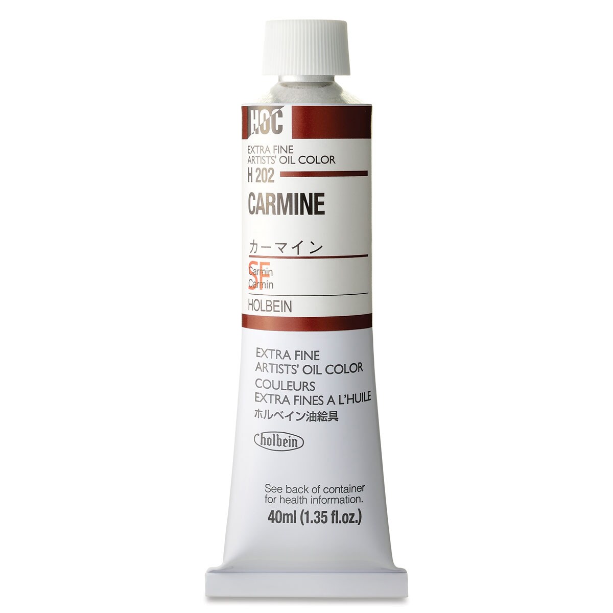 Holbein Artists' Oil Color - Carmine, 40 ml tube | Michaels