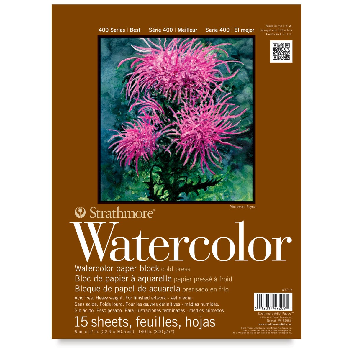Strathmore 400 Series Watercolor Block - 9" x 12", 15 Sheets | Michaels
