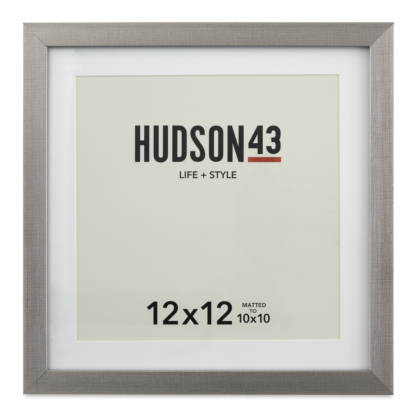 Hudson 43 Gallery Metallic Frames - Silver, 12" x 12" | Michaels