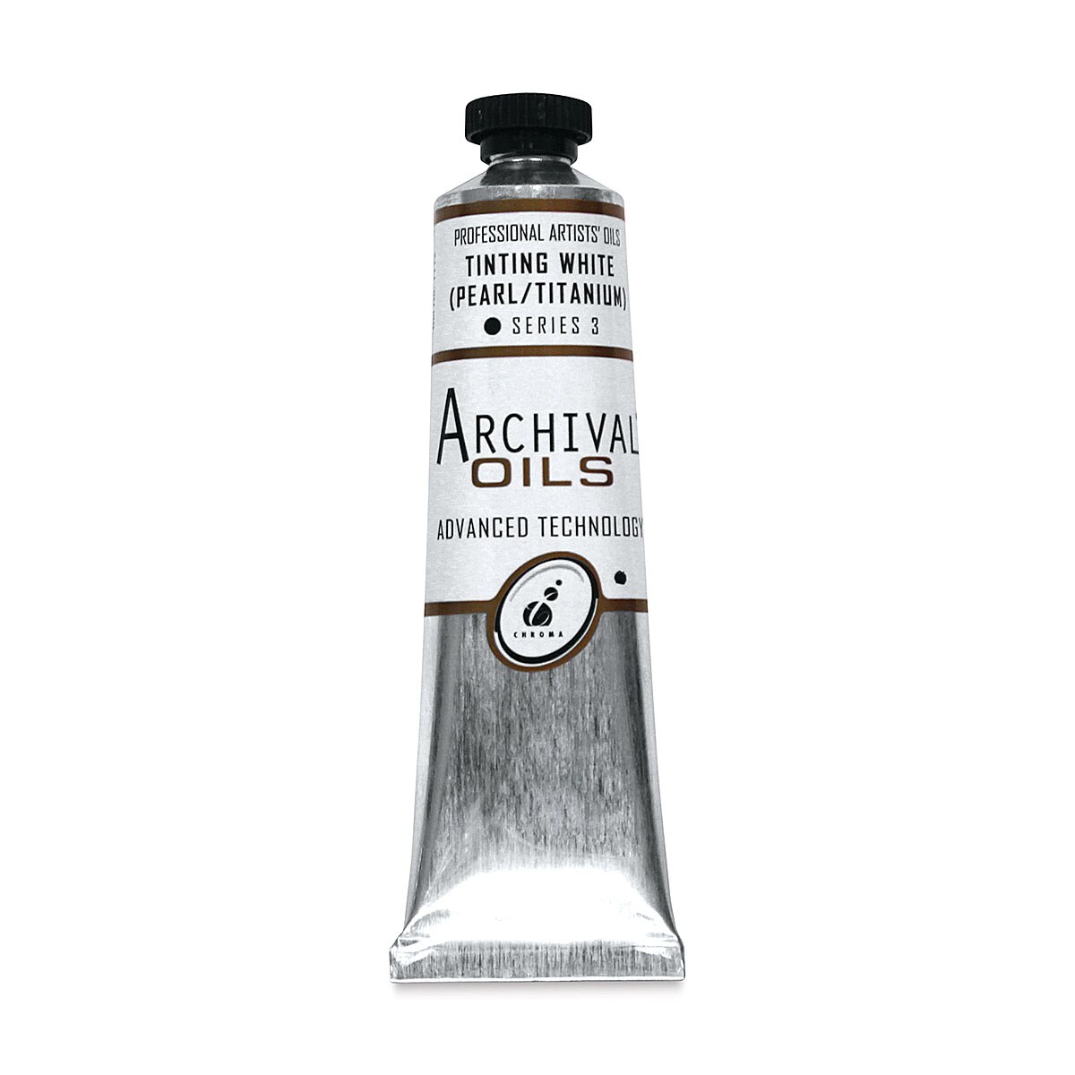 Chroma Archival Oil Color - Tinting White (Pearl/Titanium), 40 ml tube ...