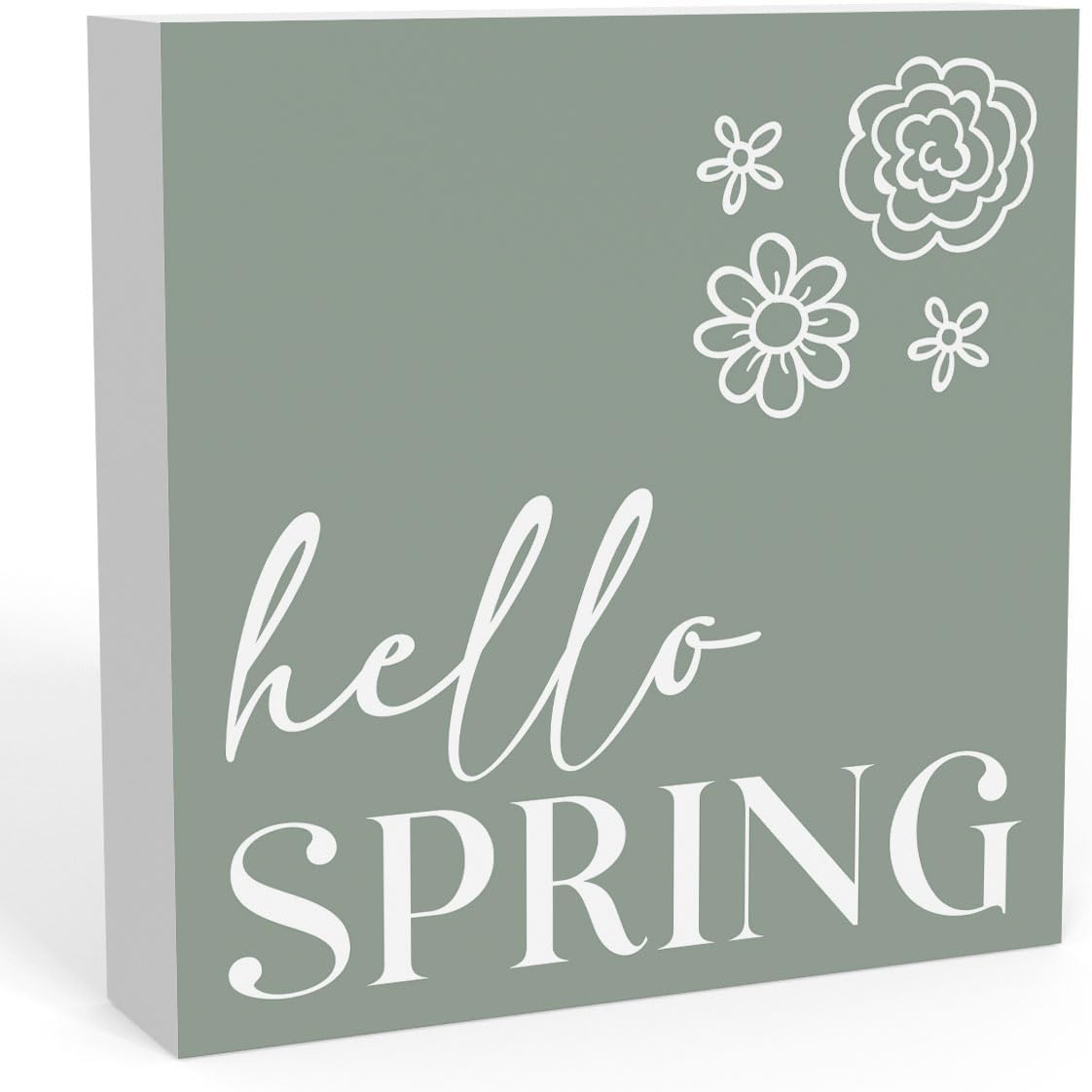 Rustic Farmhouse Spring Flowers Table Decorations Country Home Office ...