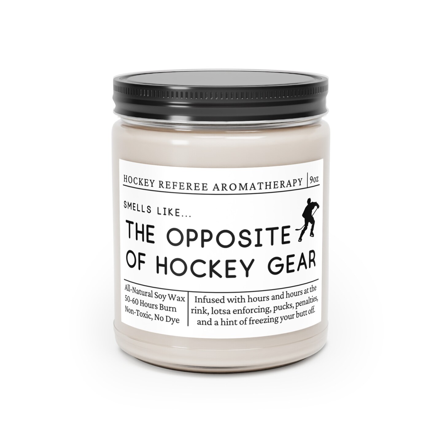 Hockey Referee Candle - Smells Like the Opposite of Hockey Gear ...