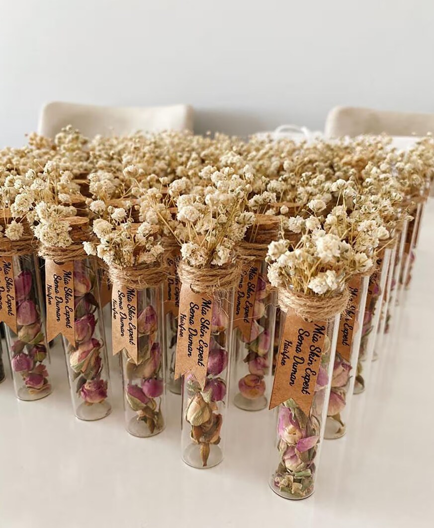 20pcs Wedding Tea Favors For Guests, Custom Herbal Tea Jar Favors ...