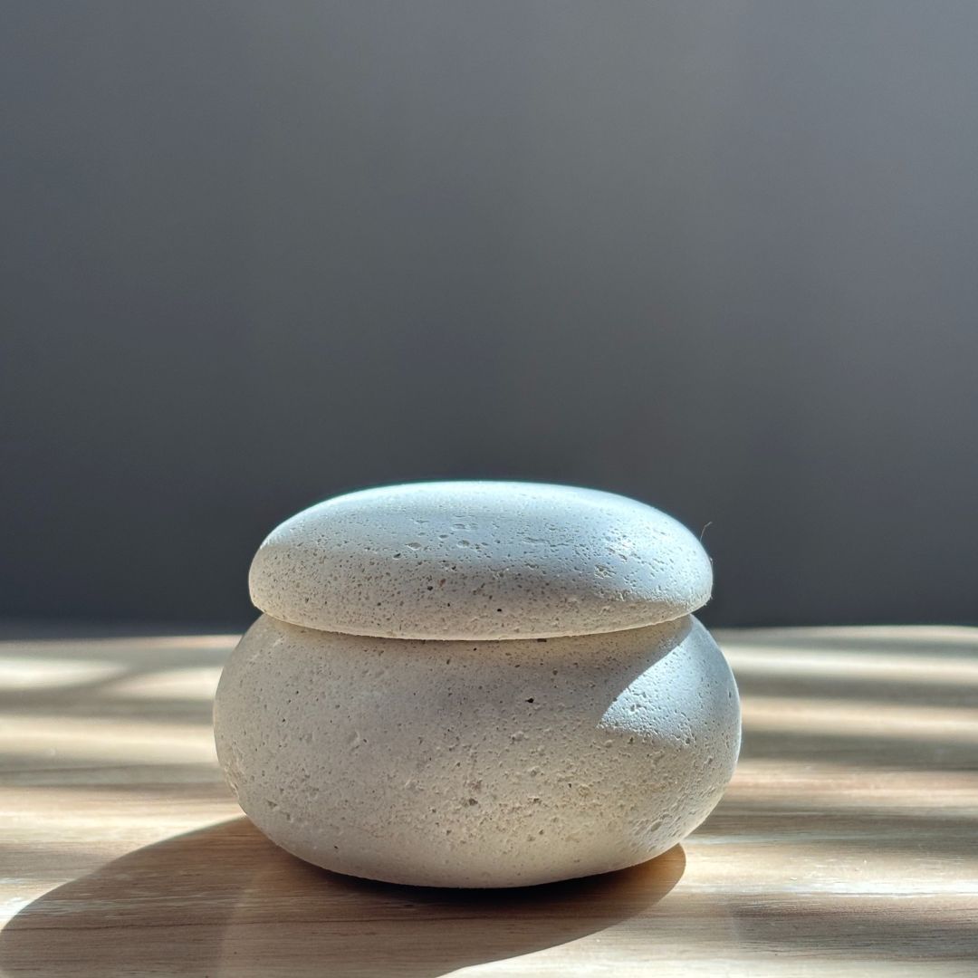 Concrete Jar with Lid | MakerPlace by Michaels