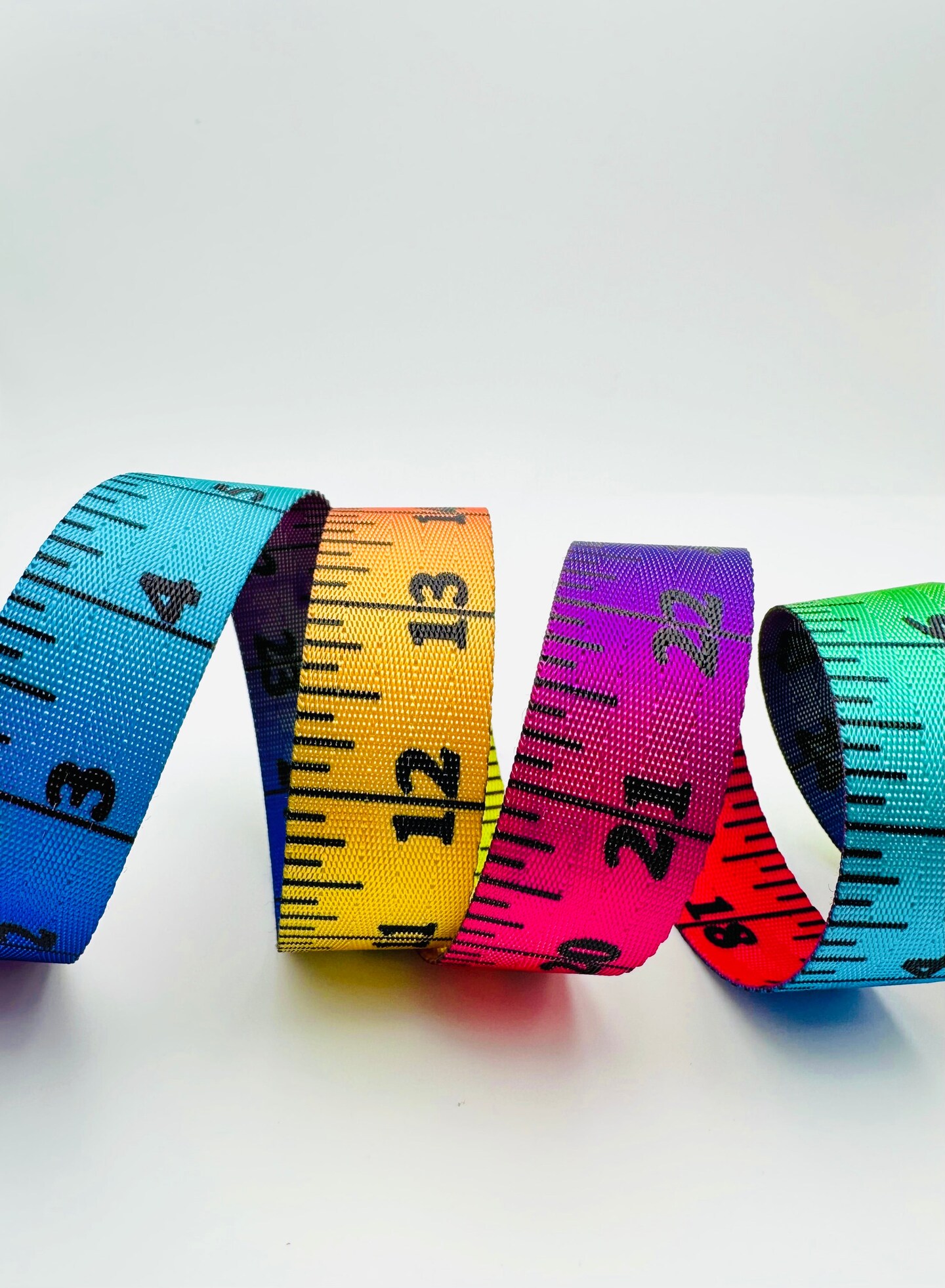 Rainbow Ombre Ruler 1” Seatbelt Webbing | Michaels