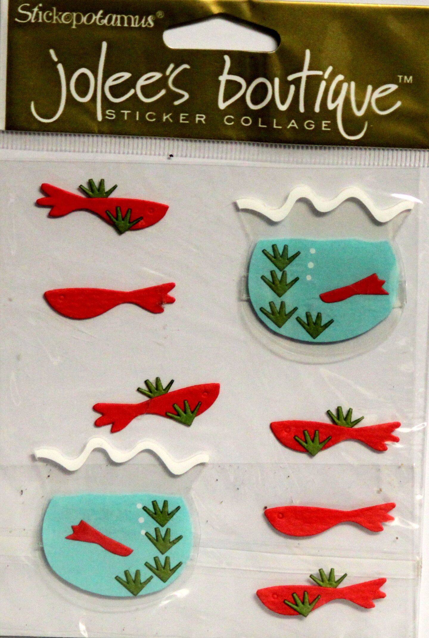Jolee's Boutique Fish Bowls Dimensional Stickers | Michaels