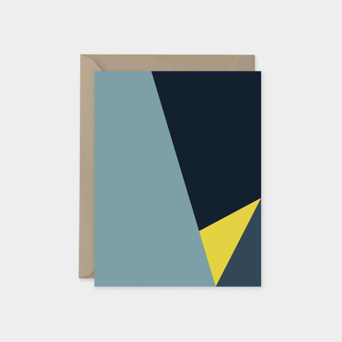 Blue & Yellow Color Block Card, Modern, Size: Design Download | Michaels