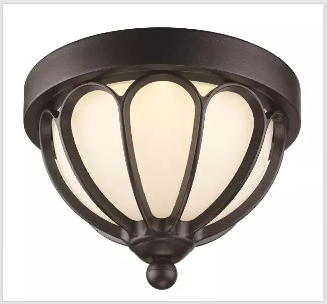 Trans Globe Lighting Mirage LED-4092 Outdoor Flush Mount Light Lantern ...