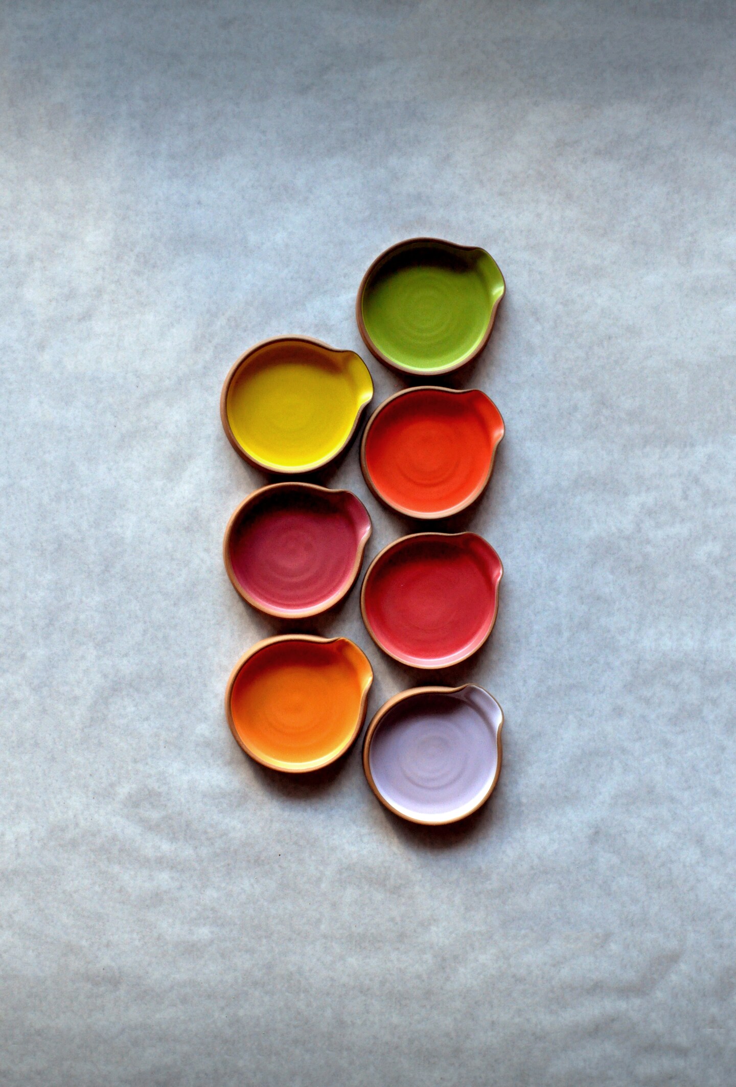 Spoon Rest | Ceramic Spoon Rest | Spoon Rest Handmade | Orange Spoon ...