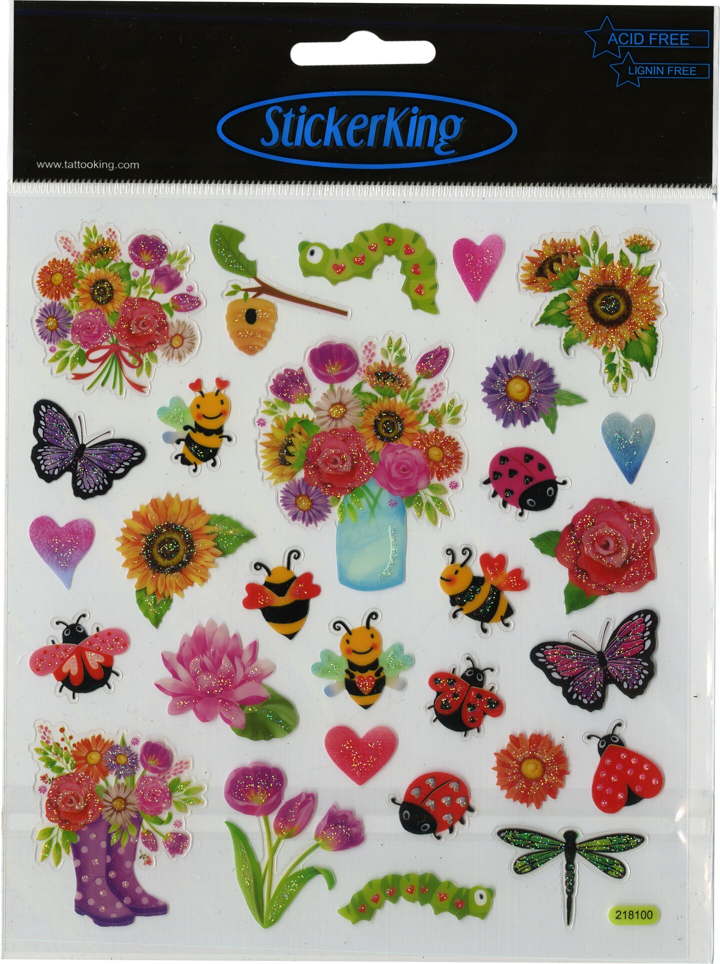 Sticker King Stickers-Spring Flowers & Bugs | Michaels