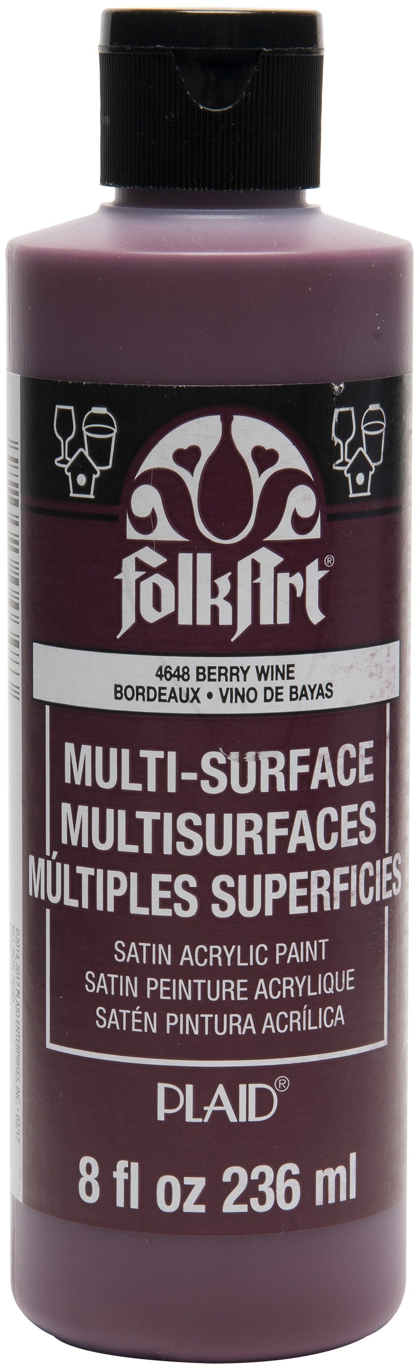 Folkart Multi-Surface Paint 8Oz-Berry Wine | Michaels Folkart Multi-Surface Paint 8Oz-Berry Wine | Michaels