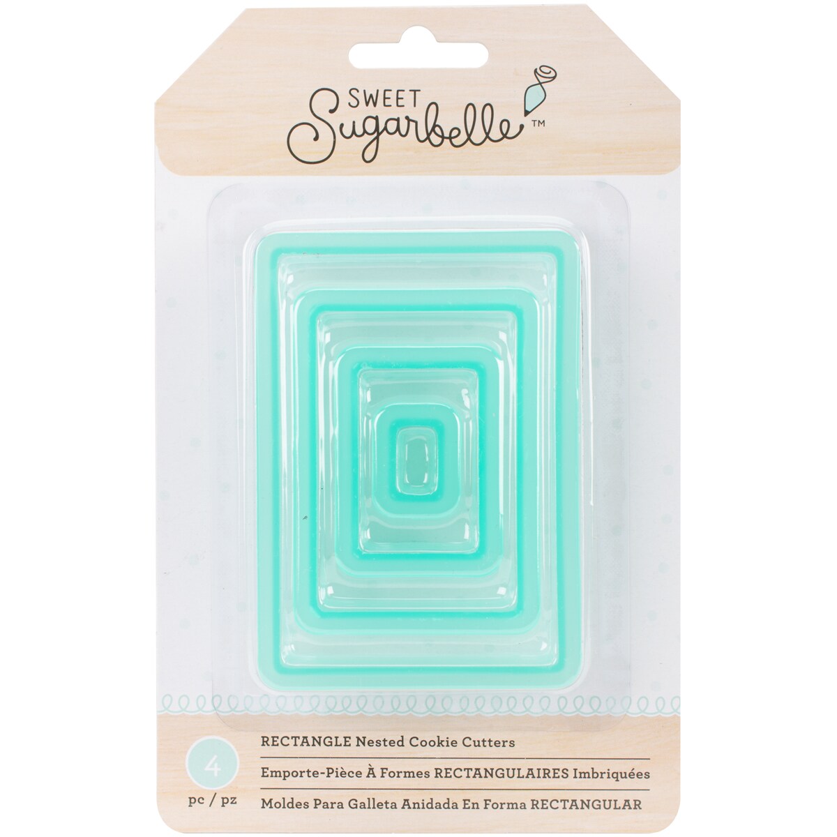 Sweet Sugarbelle Nested Cookie Cutter Set 4/Pkg-Rectangle | Michaels Sweet Sugarbelle Nested Cookie Cutter Set 4/Pkg-Rectangle | Michaels