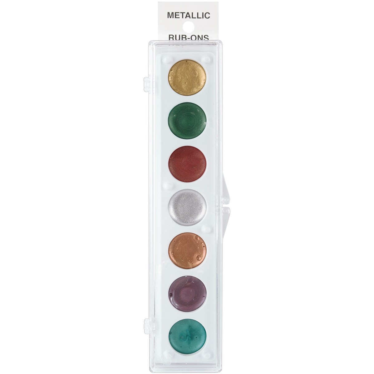 Craf-T Metallic Rub-On Paint Palette - 7 Colors-Kit #1 | Michaels