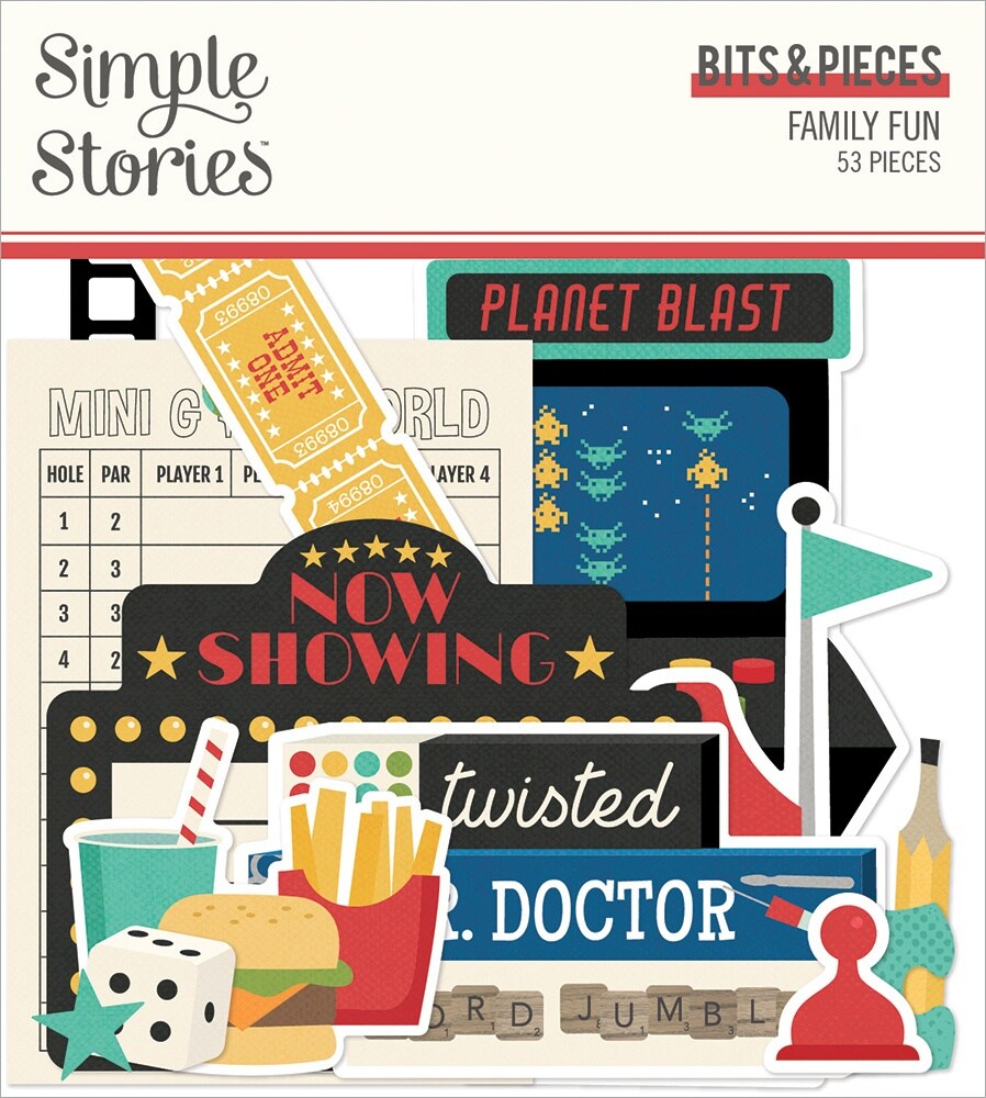 Family Fun Bits & Pieces Die-Cuts 53/Pkg- | Michaels