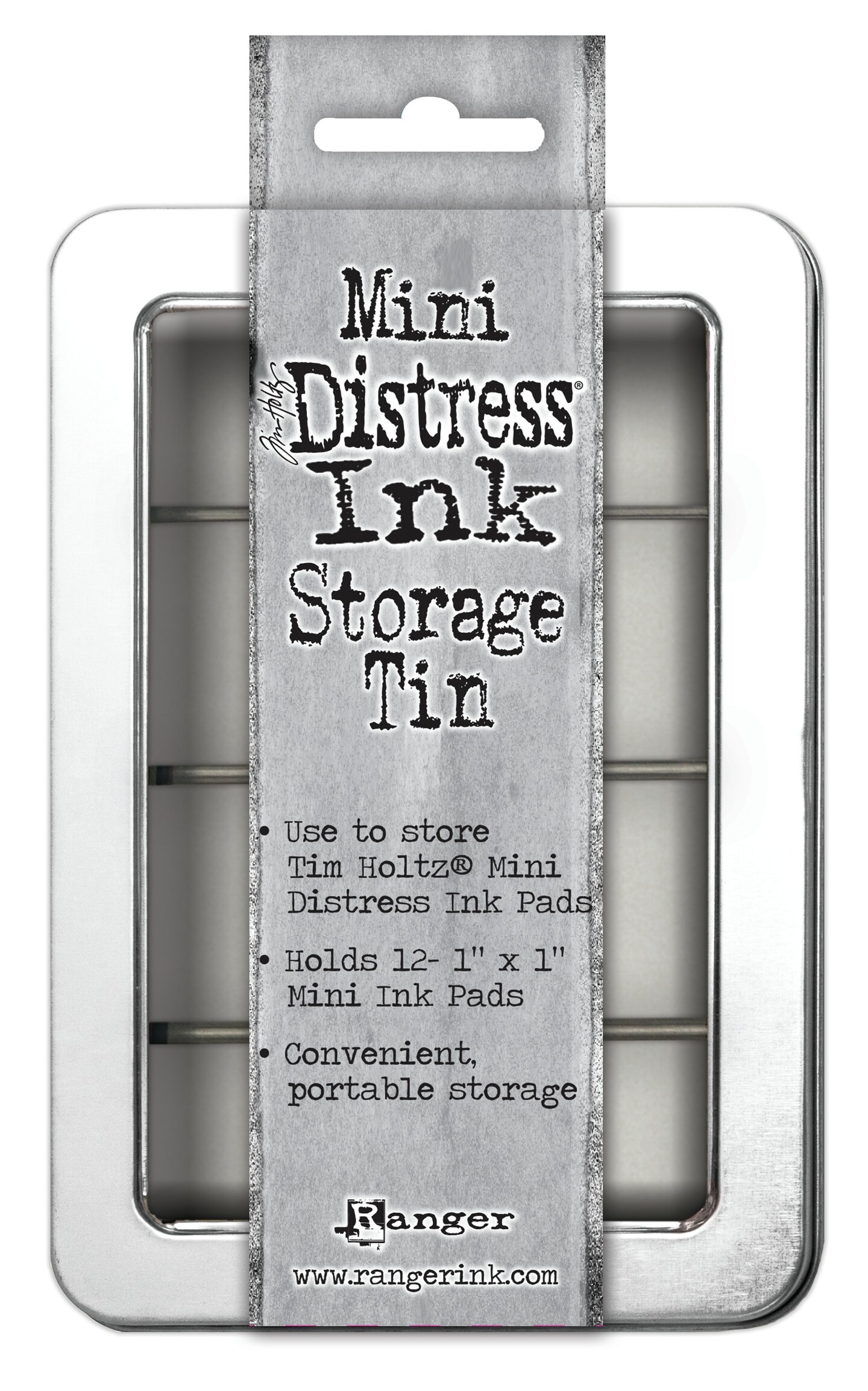 Tim Holtz Mini Distress Ink Storage Tin-Holds 12 | Michaels