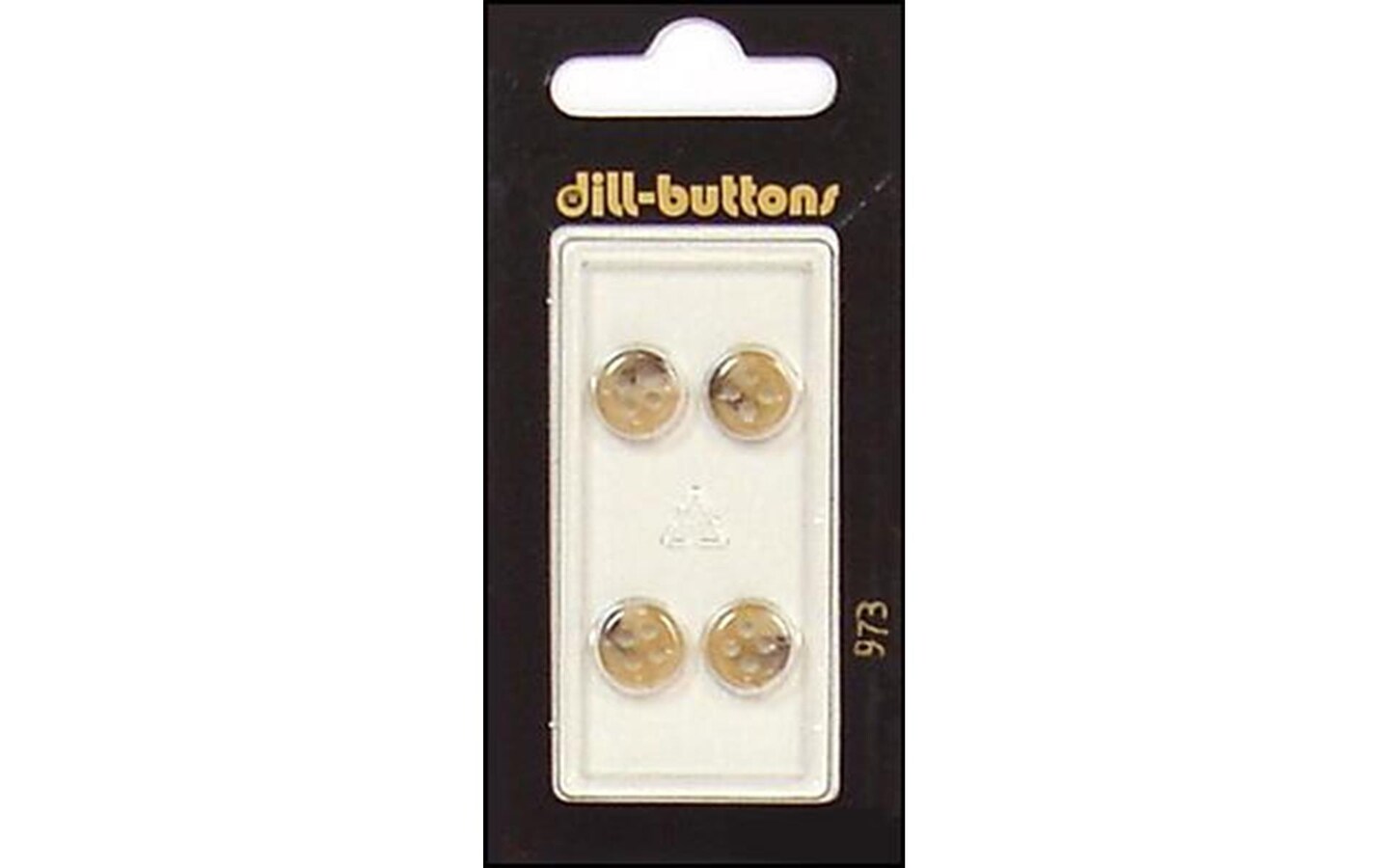 Dill Buttons 9mm 4pc 4 Hole Beige | Michaels