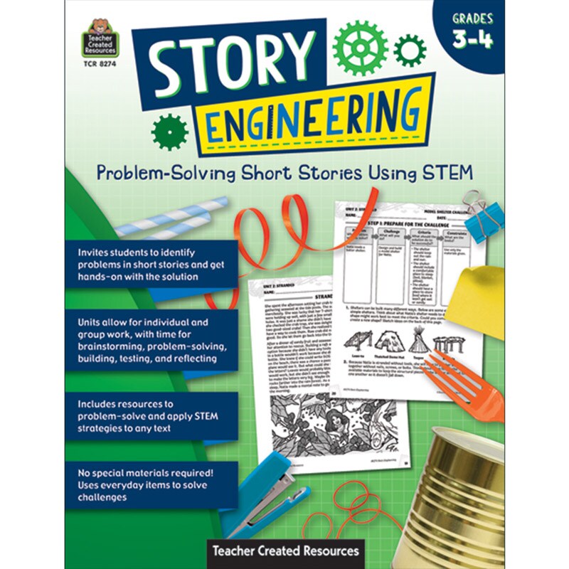 Story Engineering: Problem-Solving Short Stories Using STEM, Grade 3-4 ...
