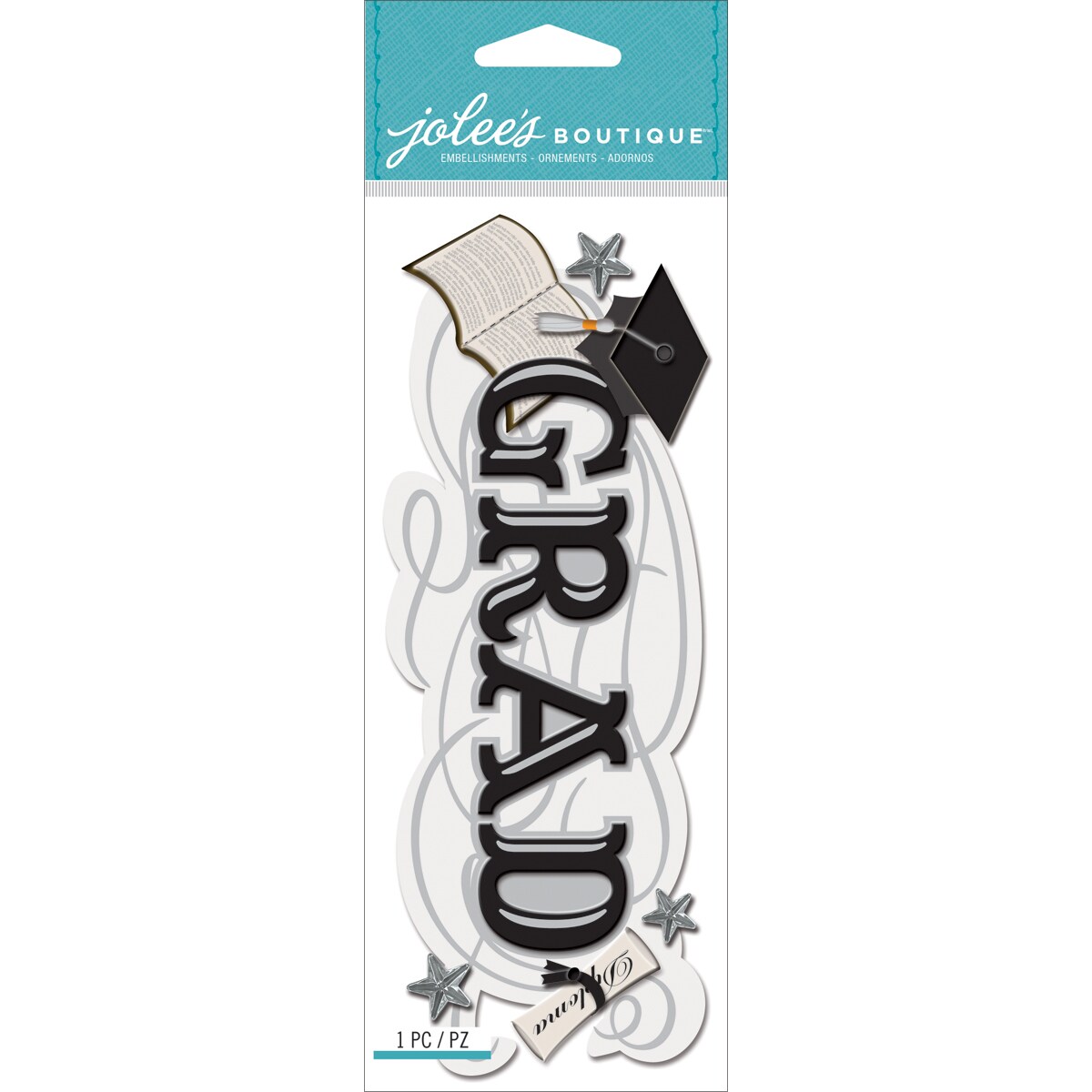 Jolee's Boutique Title Waves Dimensional Stickers-Grad | Michaels
