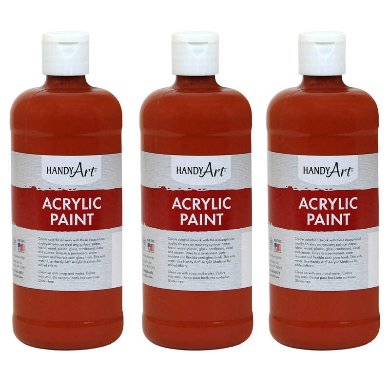 Acrylic Paint 16 Oz, Venetian Red, Pack Of 3 | Michaels