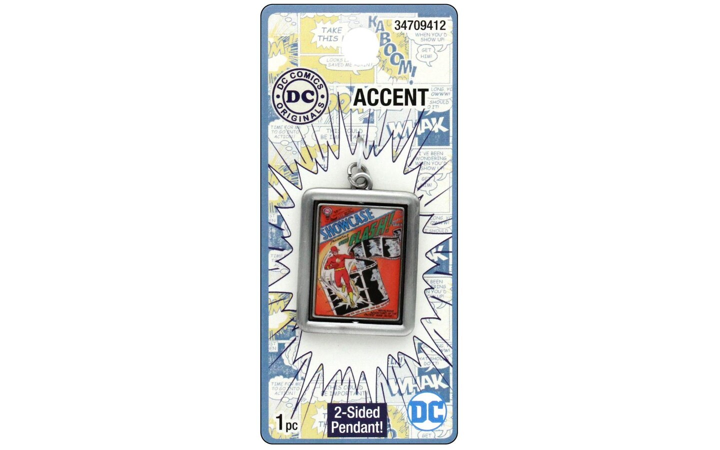 Cousin DC Comic Accent Spinner Pendant Flash Silv | Michaels
