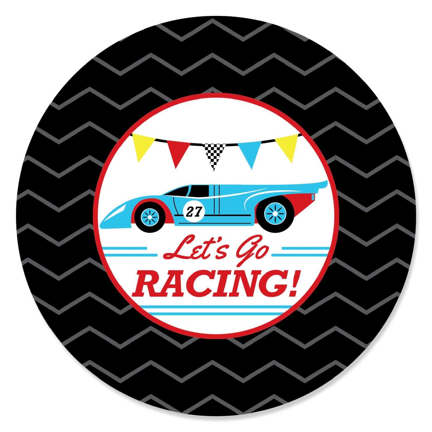 Big Dot of Happiness Let's Go Racing - Racecar - Baby Shower or Race ...