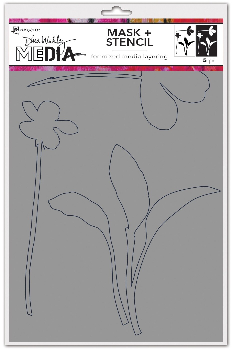 Dina Wakley Media Stencils + Masks 6"X9"-Sprouts | Michaels