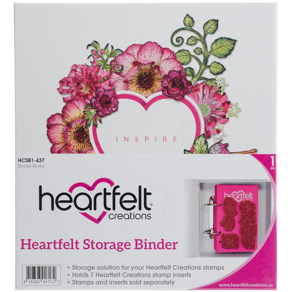 Heartfelt Creations Storage Binder 8.25"X9"X3"- | Michaels