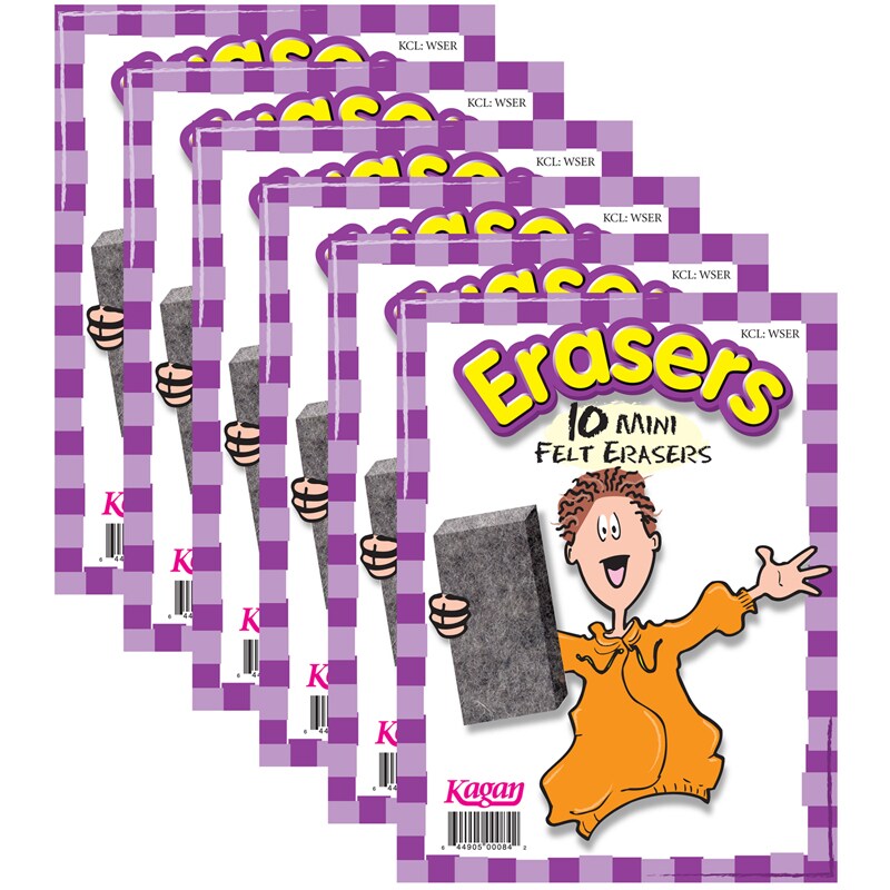 Erasers, Mini, 10 Per Pack, 6 Packs | Michaels
