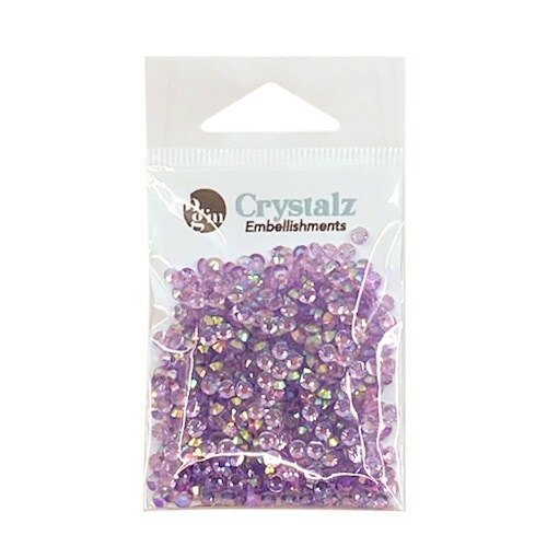 Buttons Galore Crystalz Clear Flat Back Gems-Grape | Michaels