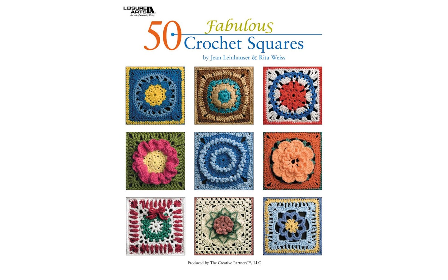 Leisure Arts 50 Fabulous Crochet Squares Crochet Book | Michaels