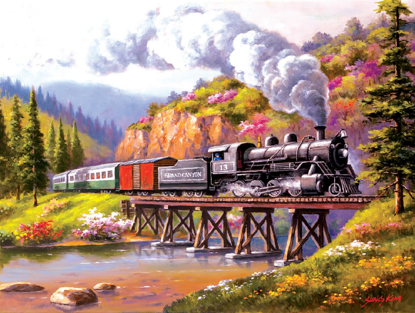 Sunsout Grand Canyon Express 300 pc Jigsaw Puzzle 40652 | Michaels