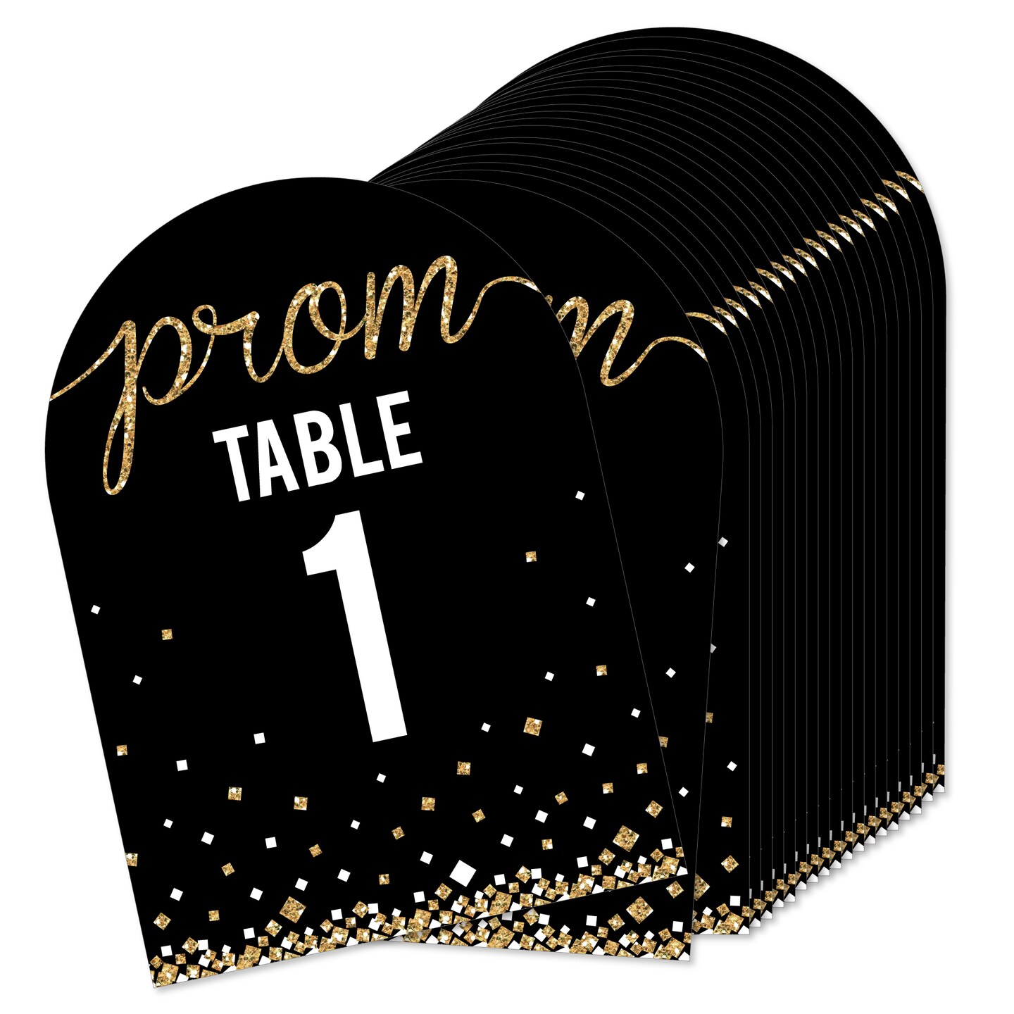 Big Dot of Happiness Prom - Prom Night Party Double-Sided 5 x 7 inches ...