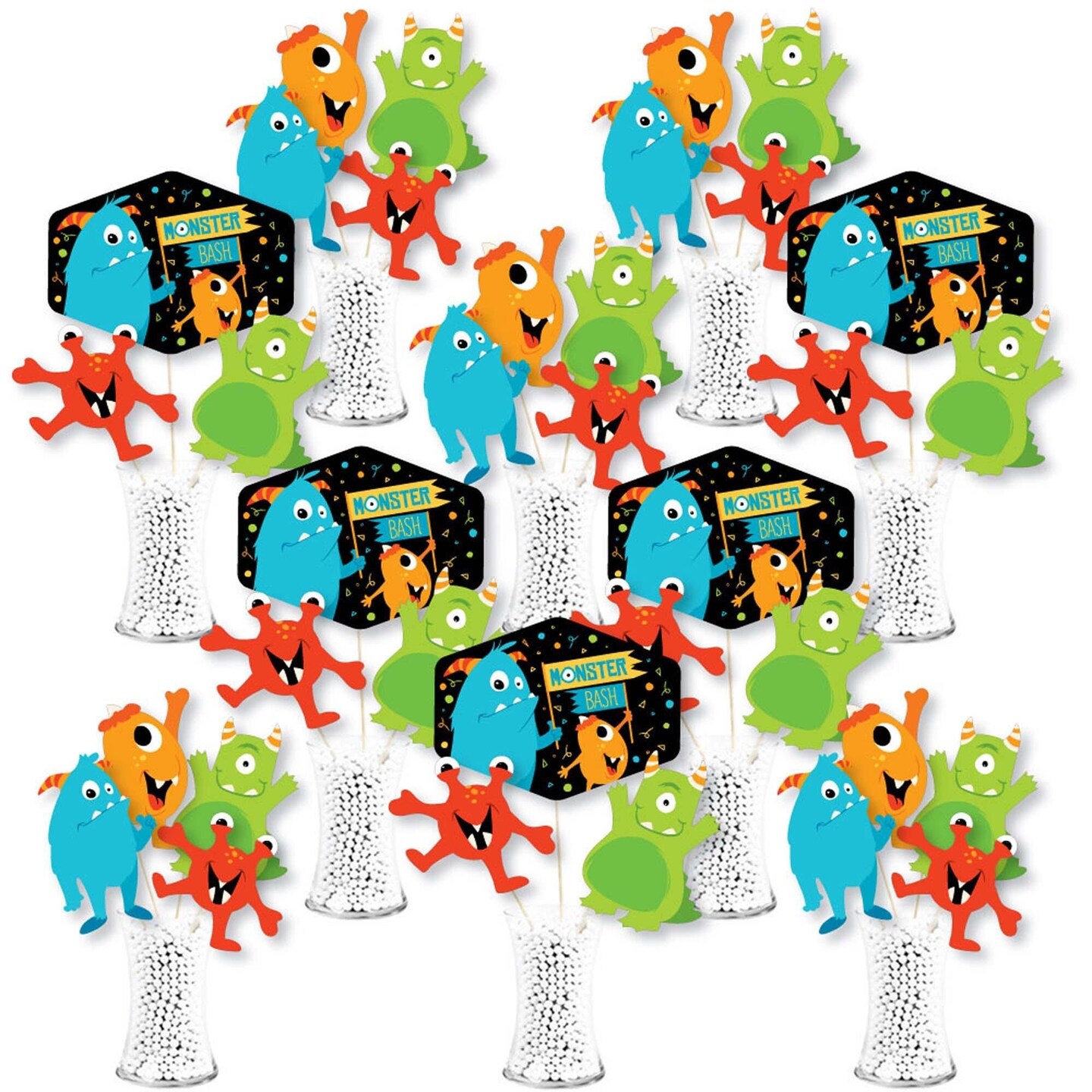 Big Dot of Happiness Monster Bash - Little Monster Birthday Party or ...