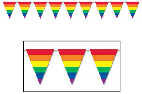 Rainbow Pennant Banner Party Accessory | Michaels