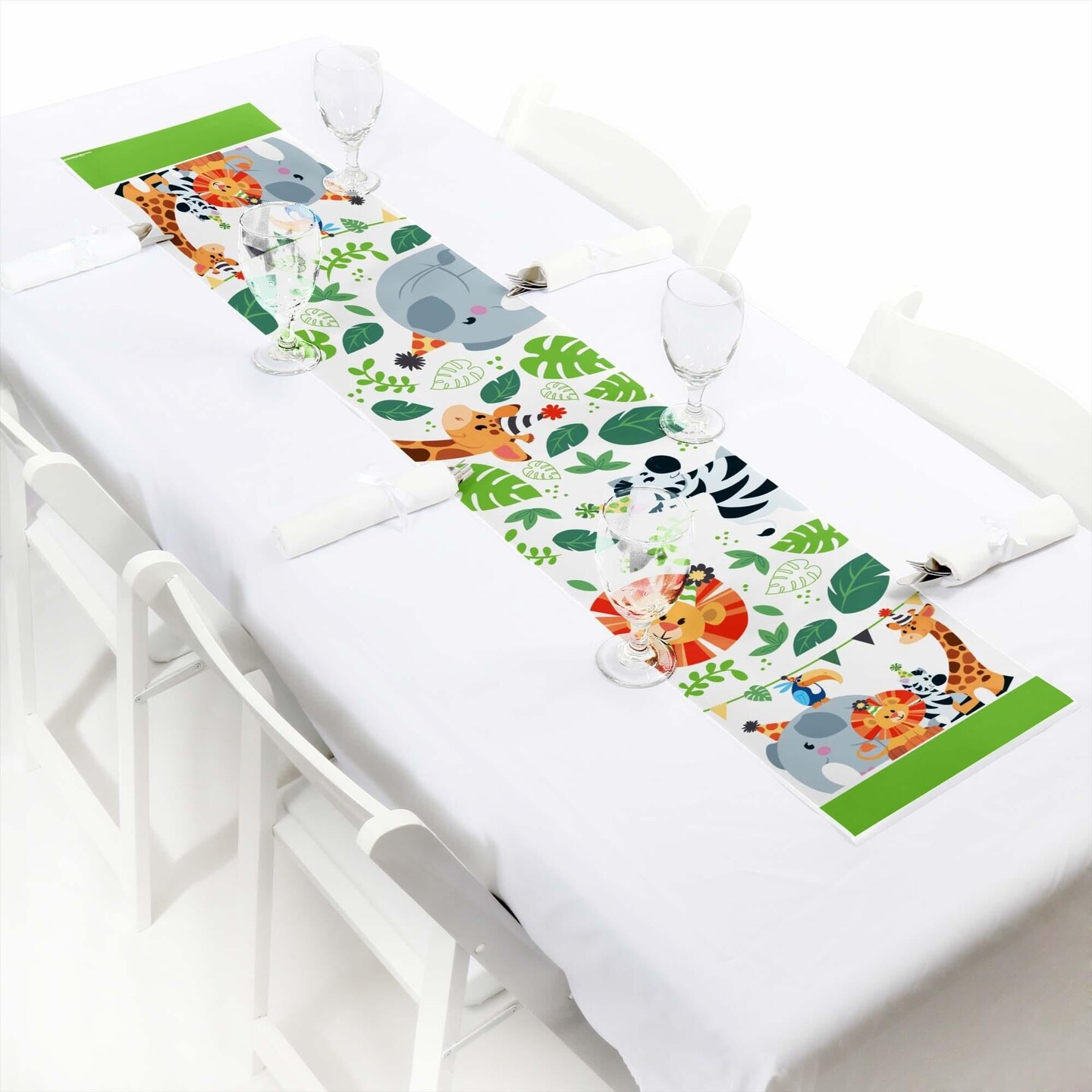 Big Dot of Happiness Jungle Party Animals - Petite Safari Zoo Animal ...