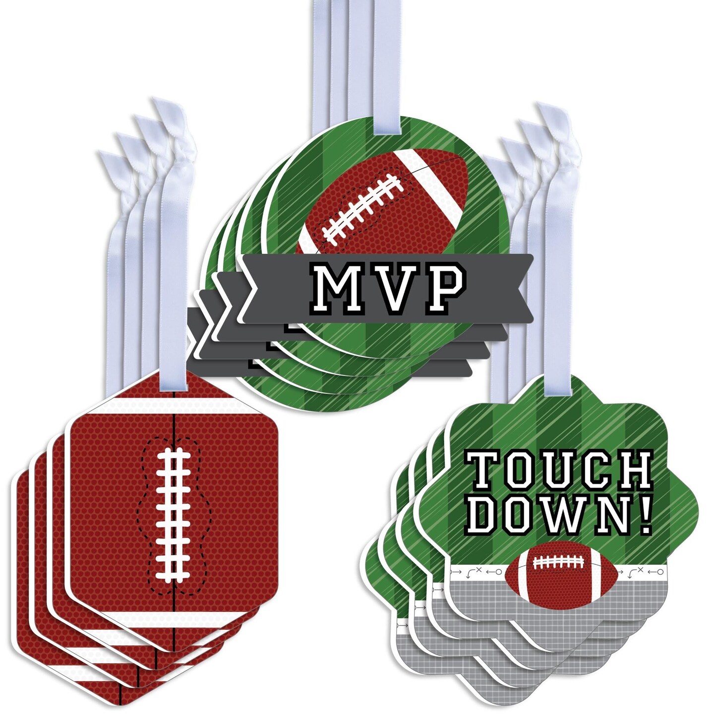 Big Dot of Happiness End Zone - Football - Assorted Hanging Baby Shower ...