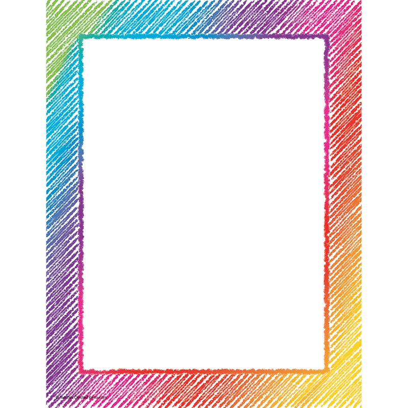 Colorful Scribble Computer Paper, 50 Sheets | Michaels
